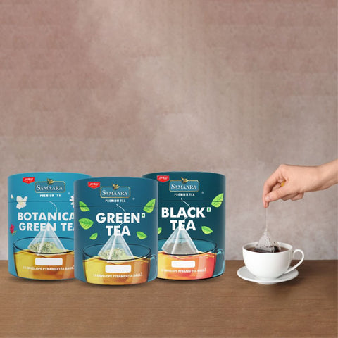 Pyramid-shaped tea bags is a Revolutionary Product - Why? | SamaaraTea