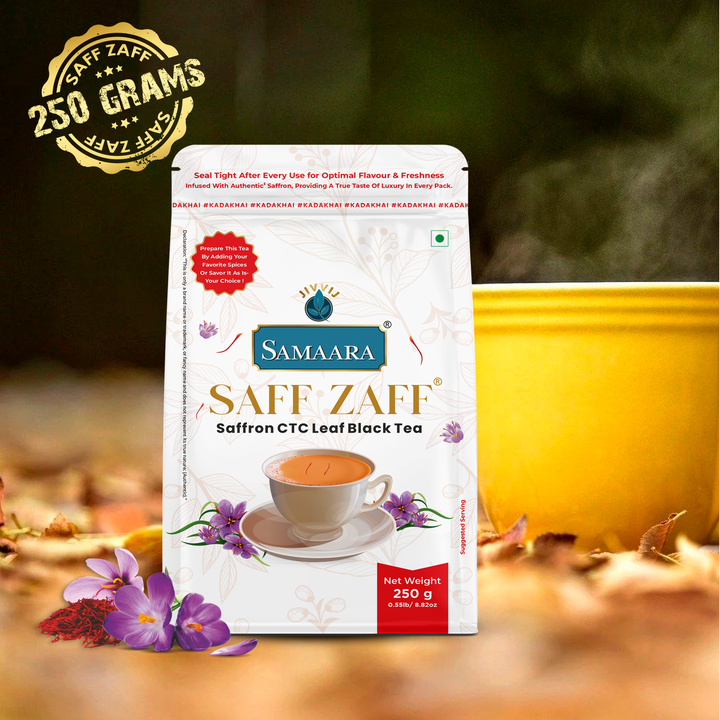 Buy Saffron Tea 250gm Zipper Pack - Samaara